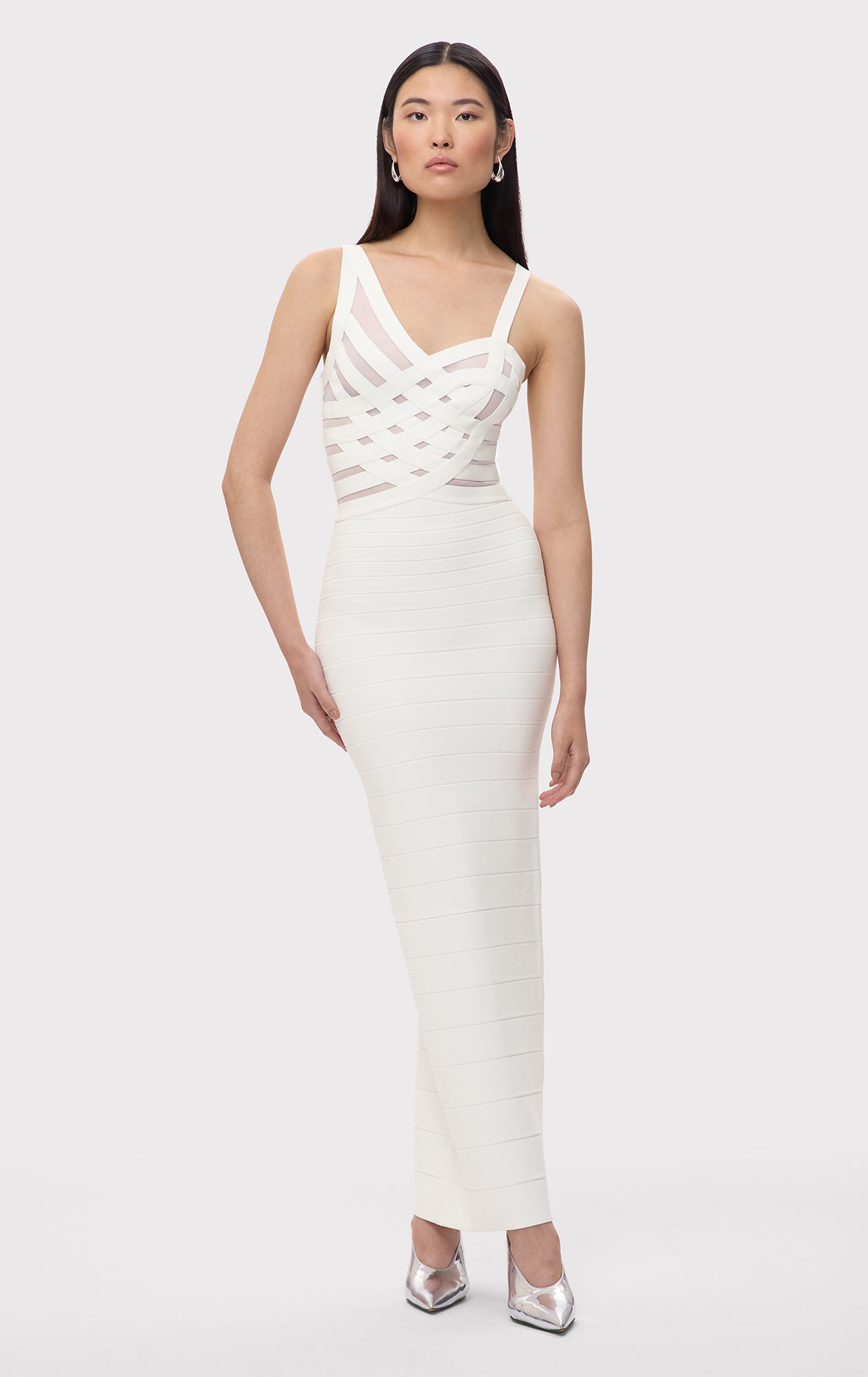 THE ADELINE GOWN – HERVÉ LÉGER THE ADELINE GOWN – HERVÉ LÉGER